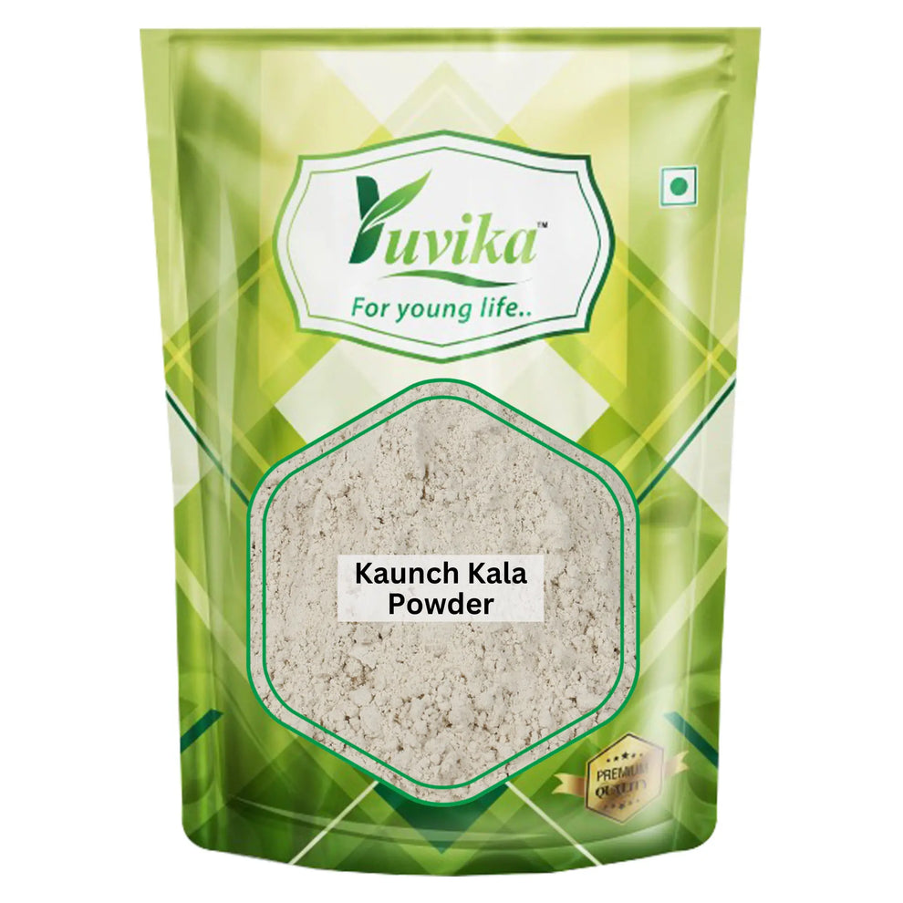 Kaunch Kala Powder (without Peel) - Black Kaunch – Yuvika Herbs Ayurveda