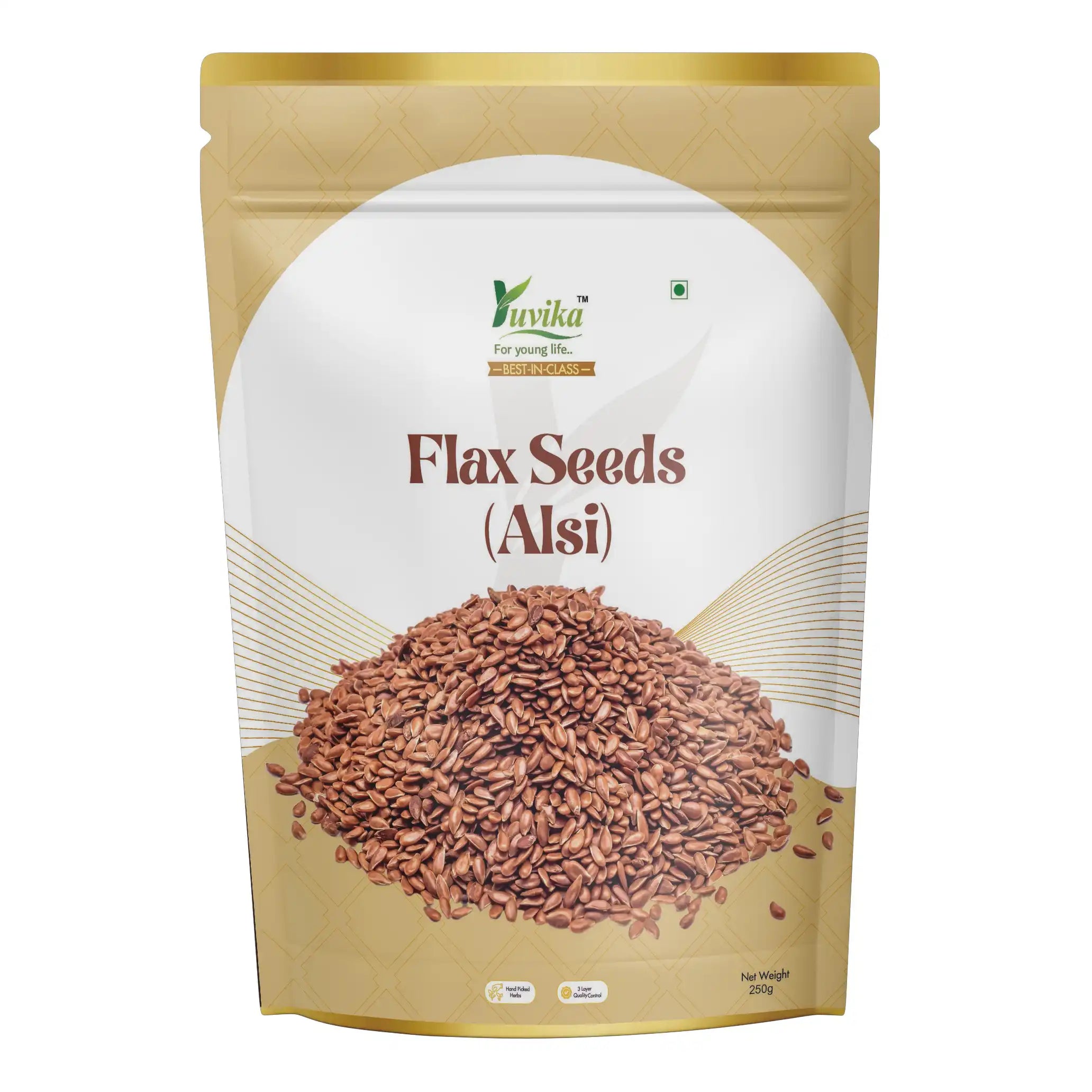 Flax Seed - Alsi - Linum Usitatissimum (250gm) – Yuvika Herbs Ayurveda