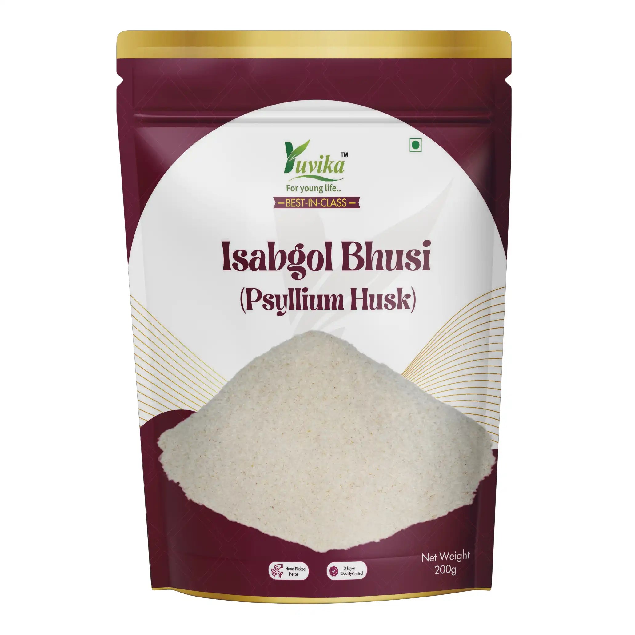Isabgol Bhusi - Psyllium Husk (200gm) – Yuvika Herbs Ayurveda